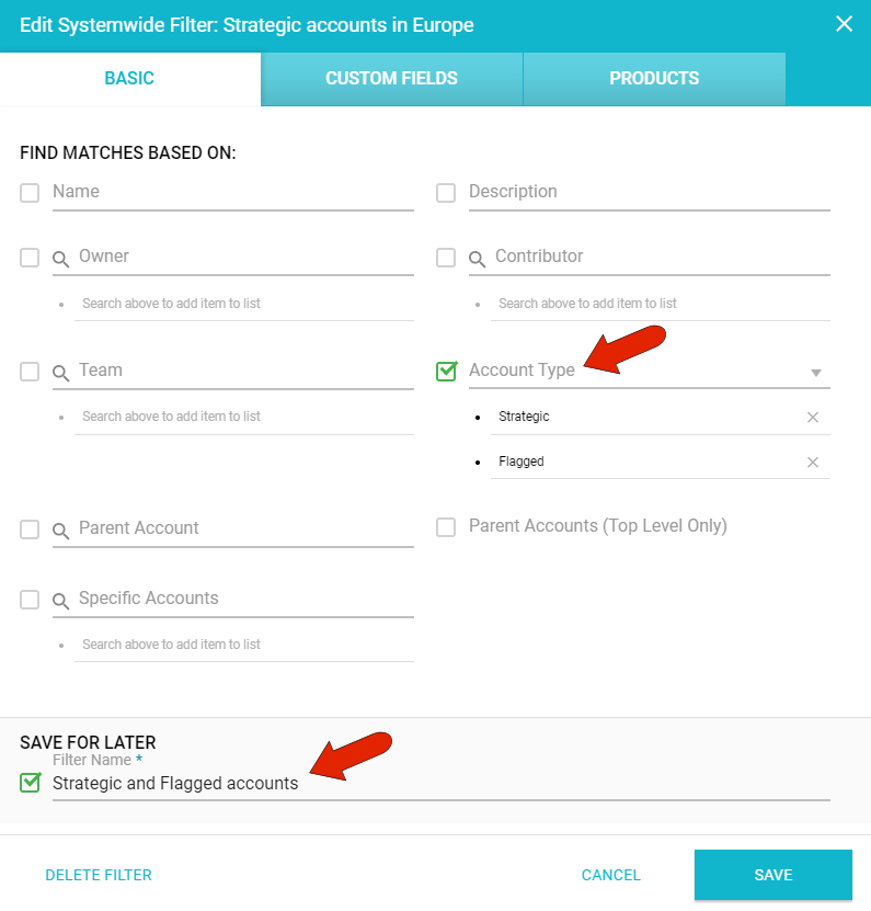 Filters Settings – Kapta Help Center