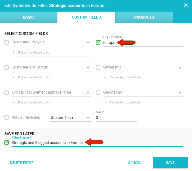 Filters Settings – Kapta Help Center
