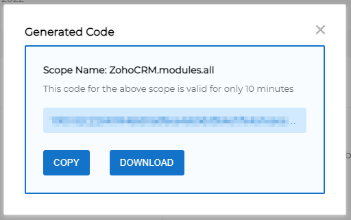 Zoho Crm Api Setup Kapta Help Center